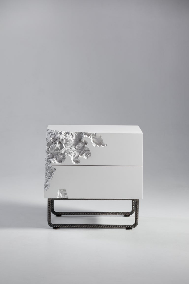 White Bedside Table Breakfree Collection, Perfect Item for Your Bedroom ...