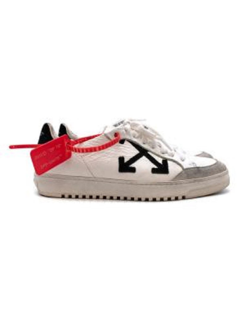 White and Black Arrow Sneakers For Sale at 1stDibs