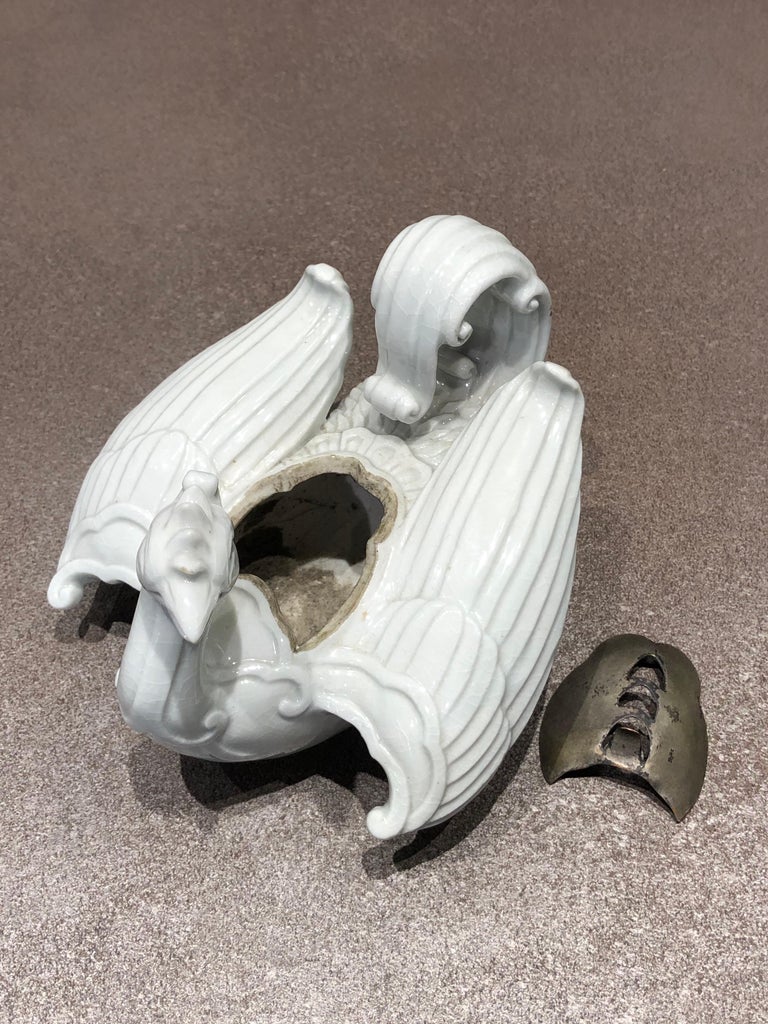 White China Fenix Figured Incense Burner, Edo Period For Sale at 1stDibs