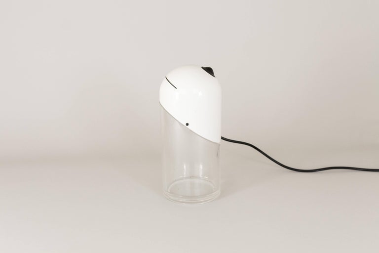 White Cirillo Table Lamp by Laura Maria Mandelli for Guzzini, 1970s at ...