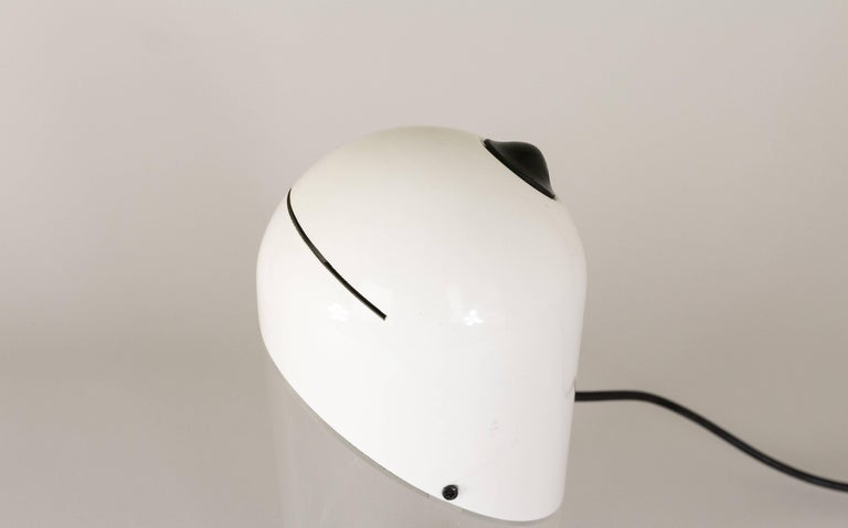 White Cirillo Table Lamp by Laura Maria Mandelli for Guzzini, 1970s at ...
