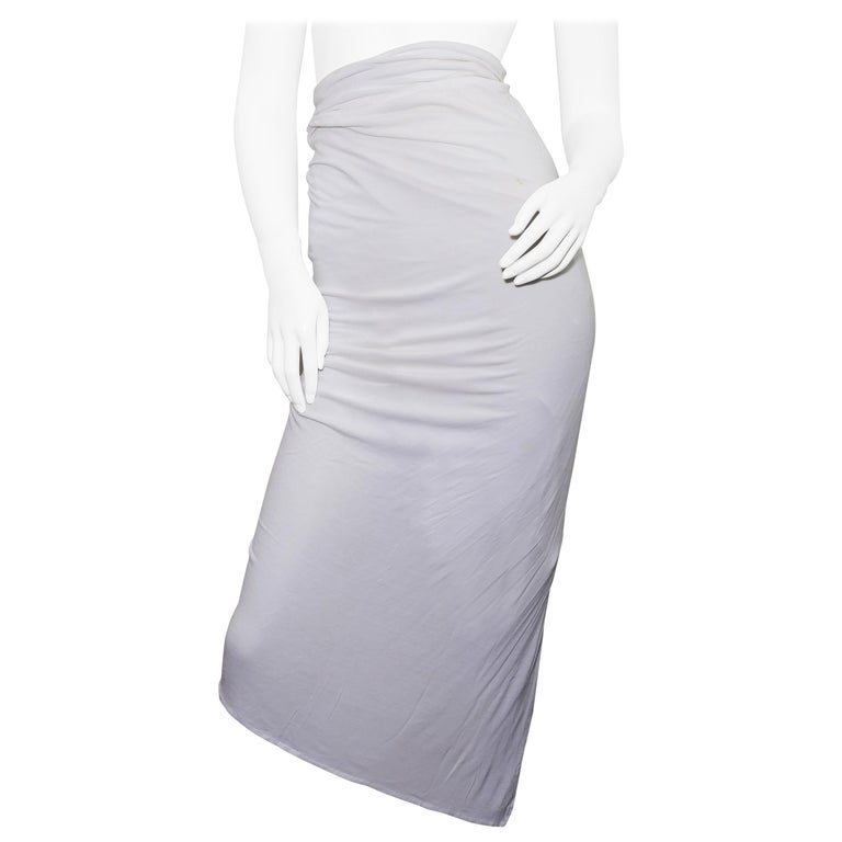 White cotton Tanagra pareo from Eres For Sale at 1stDibs