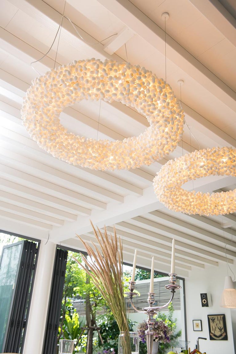 White Crown 1100 by Ango, Contemporary Handcrafted Ring of Light For ...