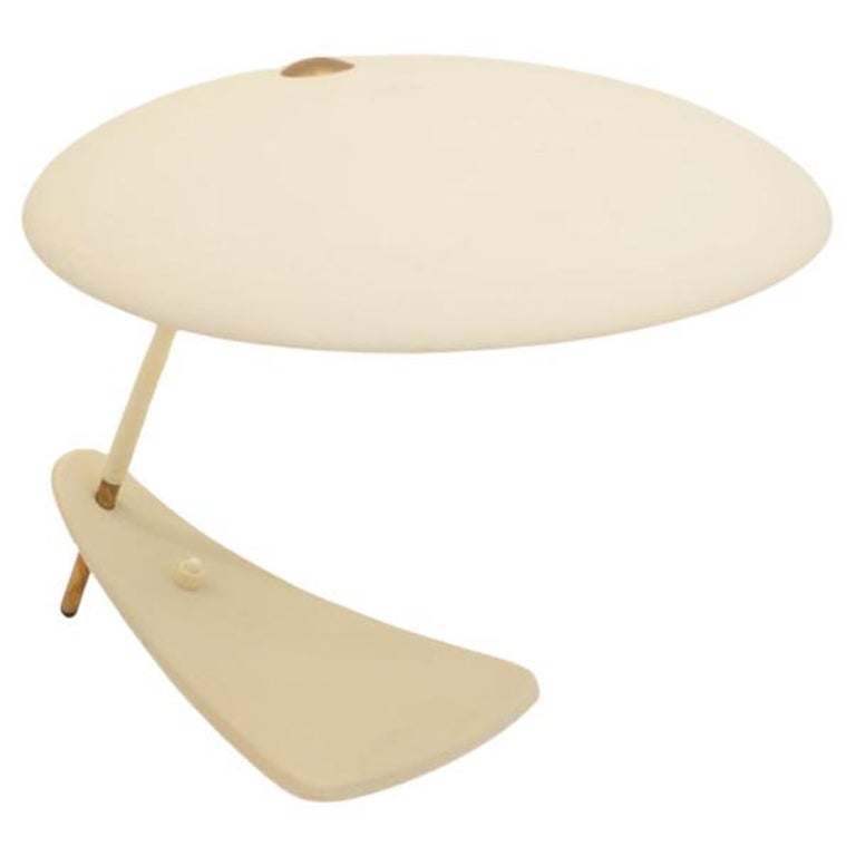 White Desk Lamp Attributed to Carl Auböck, 1950s For Sale at 1stDibs