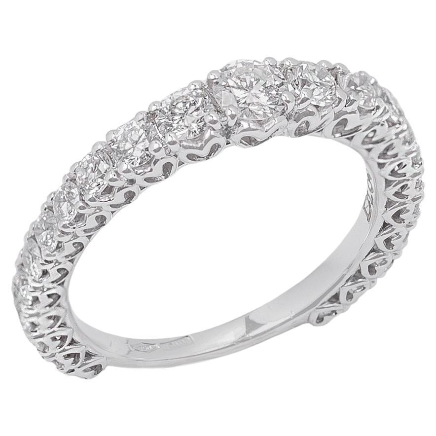 Intense Yellow and White Diamond Wide Eternity Band For Sale at 1stDibs