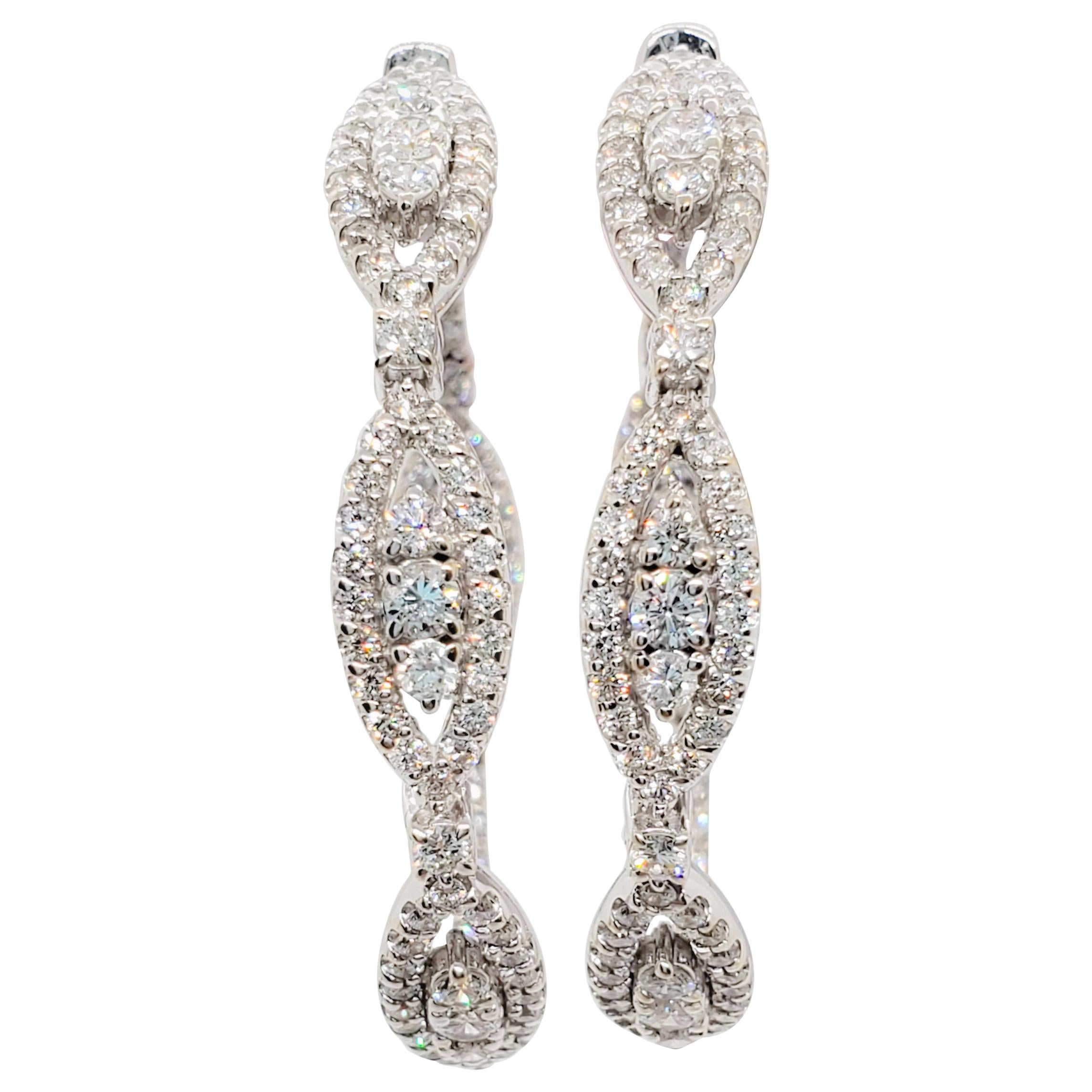 Original Cartier Love Earrings in 18 Karat White Gold with Certificate ...