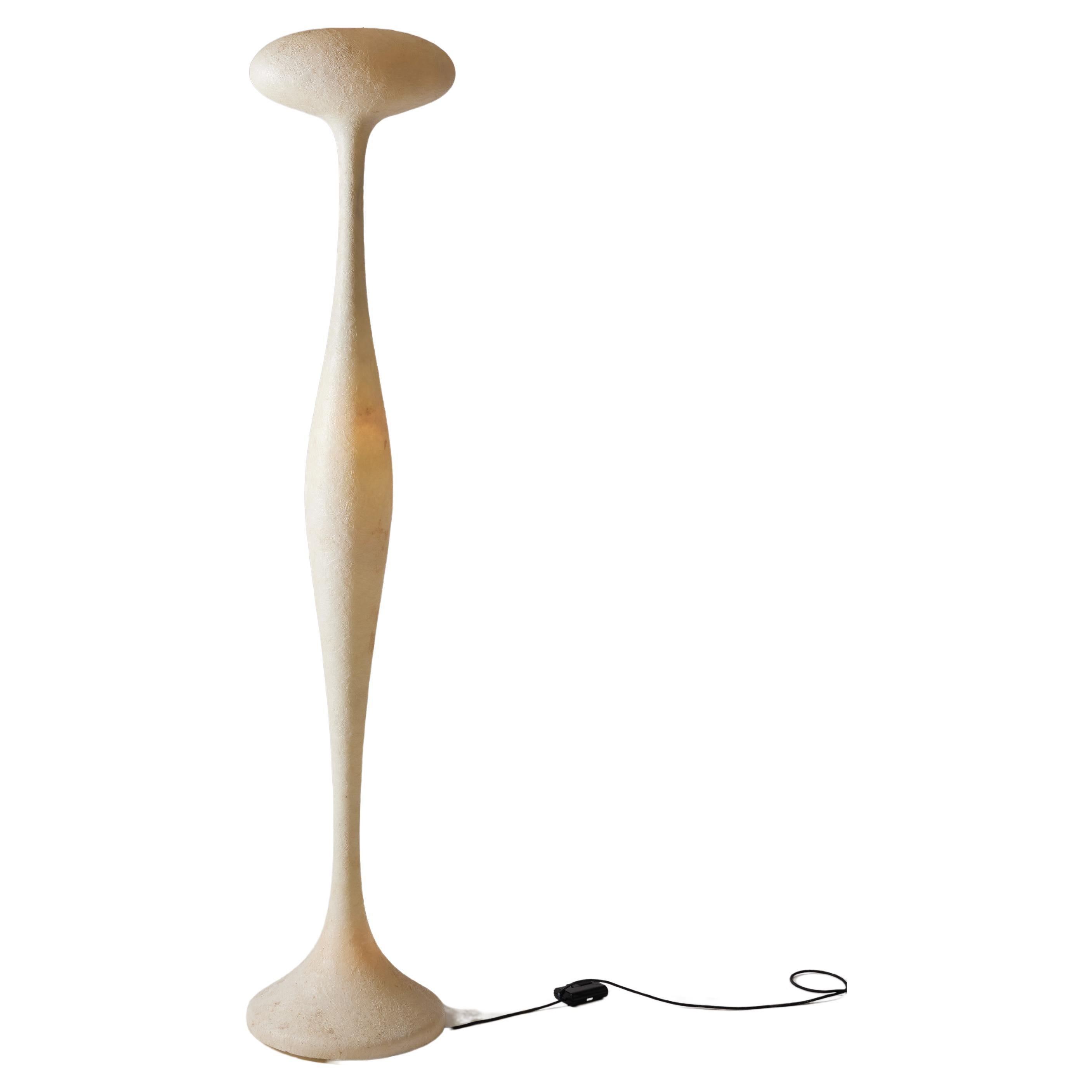 White floor lamp by Guglielmo Berchicci, 1990s For Sale at 1stDibs