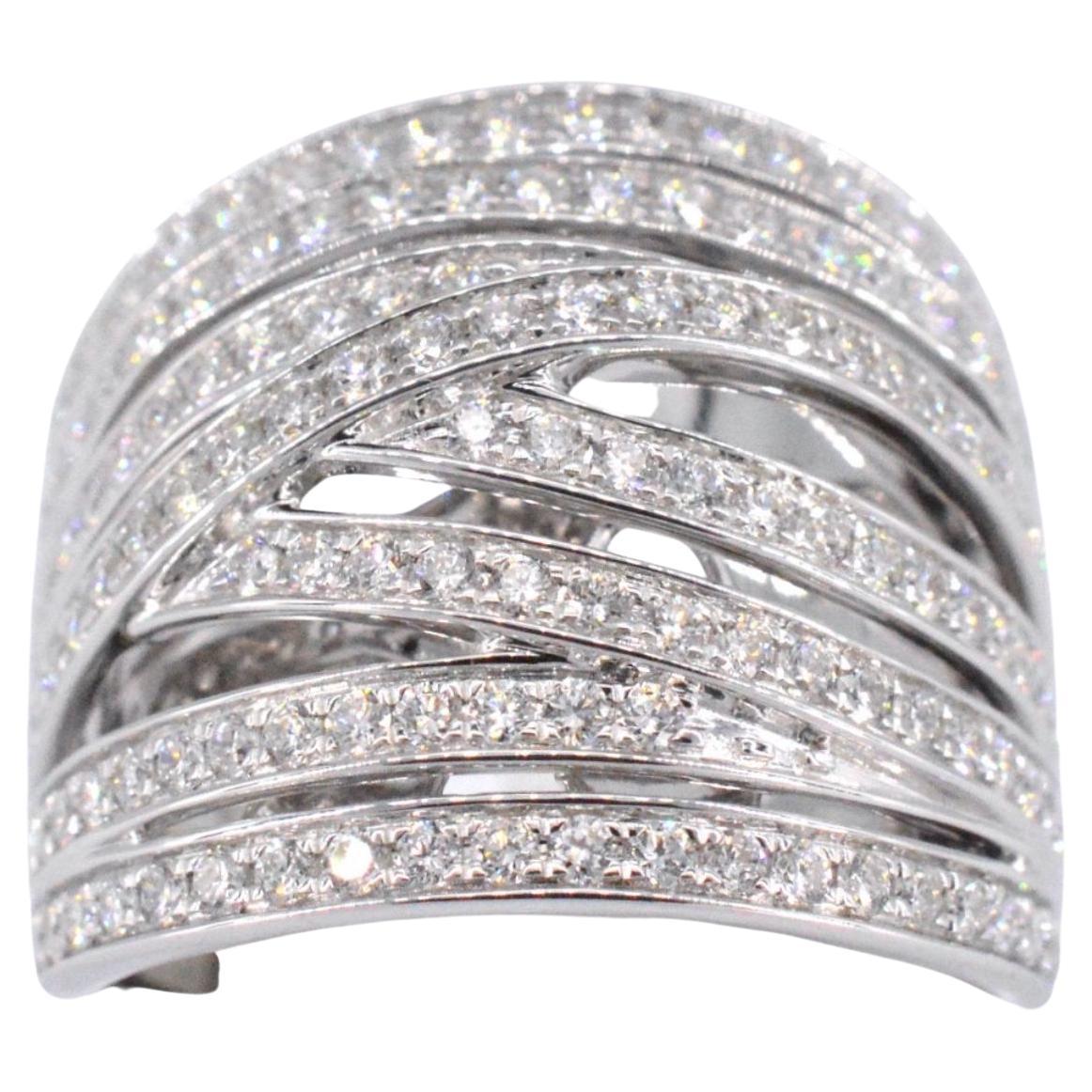 RENESIM Brilliant Diamond White Gold Ring For Sale at 1stDibs