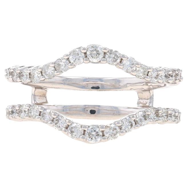 Diamond Ring Jacket, 14K White Gold, Ring Diamond Enhancer Wrap at ...