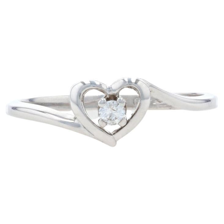 Tiffany and Co. Sterling Silver Morganite Solitaire Ring at 1stDibs ...