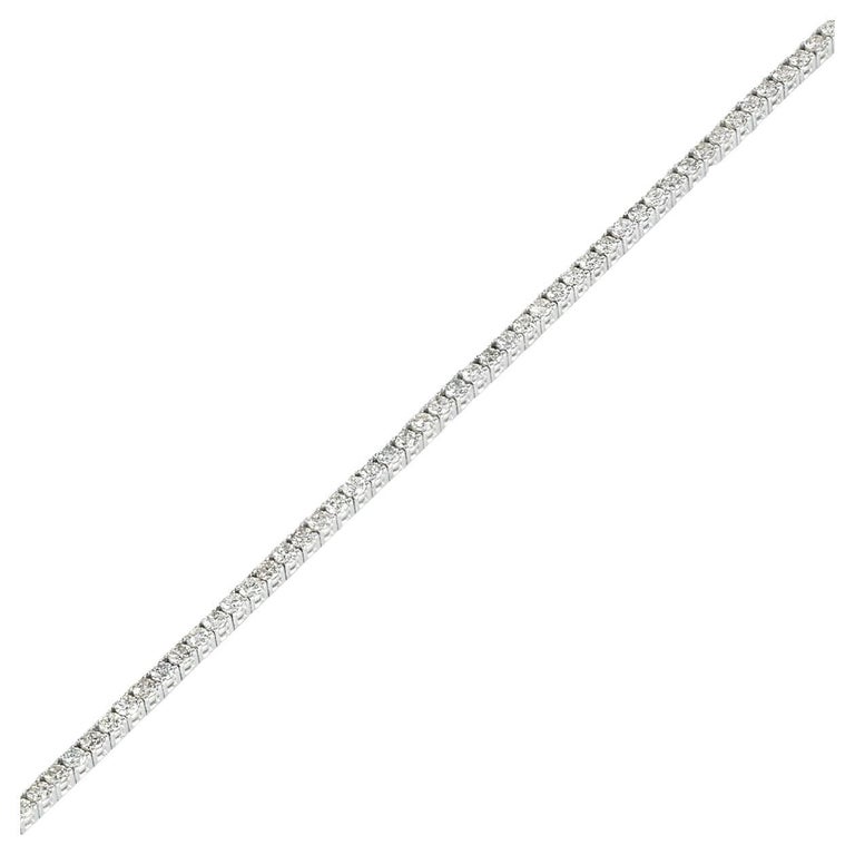 White Gold Diamond Tennis Bracelet 2.03ct TDW For Sale at 1stDibs