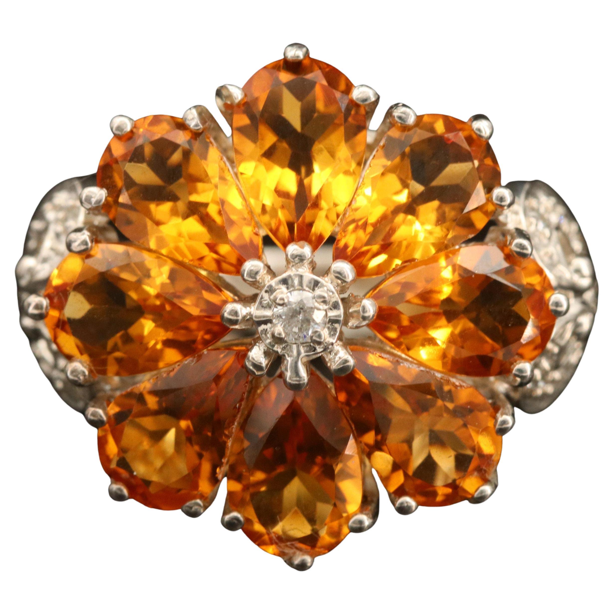 Champagne Diamond Engagement Ring For Sale at 1stDibs | champagne ...