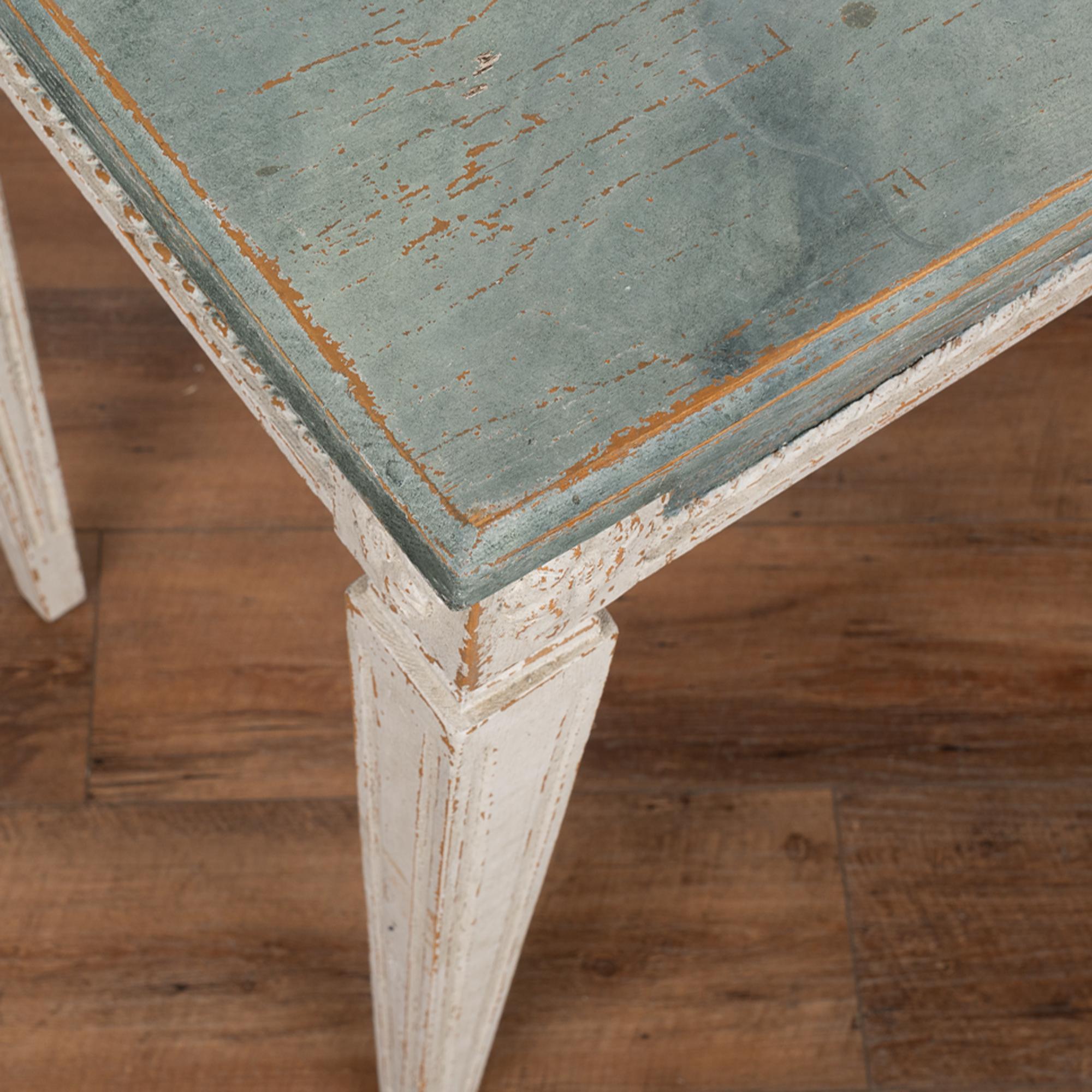 White Gustavian Console Table, Sweden circa 1890 For Sale at 1stDibs