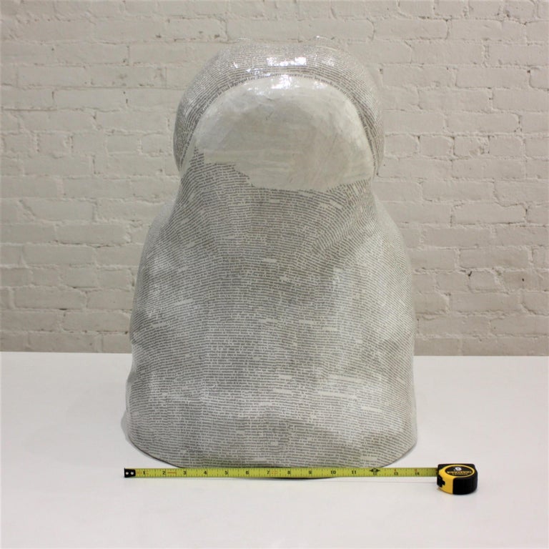 White Hippopotamus Papier-Mâché Trophy at 1stDibs | fictitious white ...