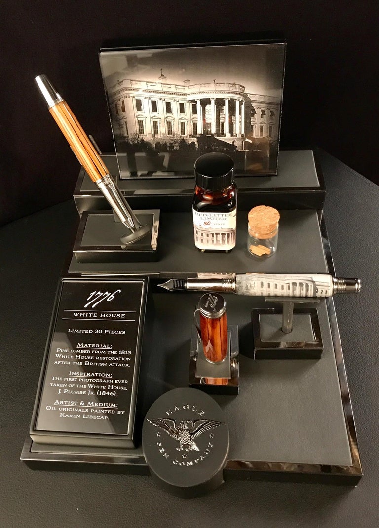 White House Fountain and Rollerball Pens, Limited Edition, with Antique ...
