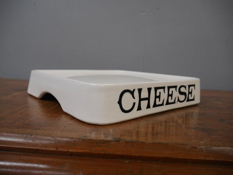 White Ironstone Grocer's Cheese Slab at 1stDibs