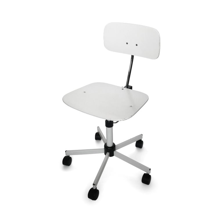 White Kevi Desk Chair at 1stDibs