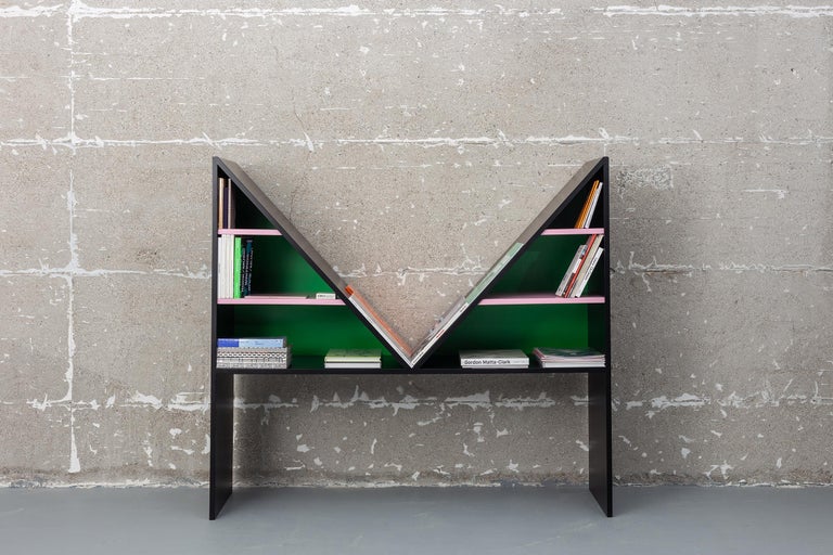 White Lacquered Wood Bikini Bookcase by Chapel Petrassi For Sale at 1stDibs