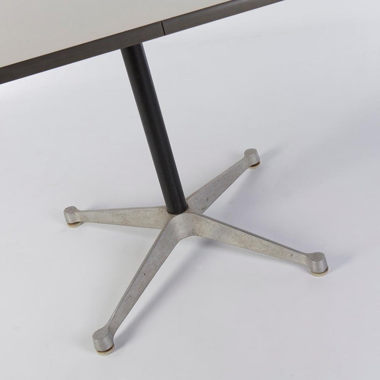 White Laminate Herman Miller Eames Square Contract Dining Table at ...