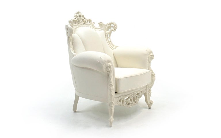 White Louis II Armchair by Pieter Jamart for Sixinch, Spain at 1stDibs ...