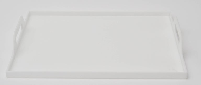 White Lucite Breakfast Tray at 1stDibs | white breakfast tray, modern ...