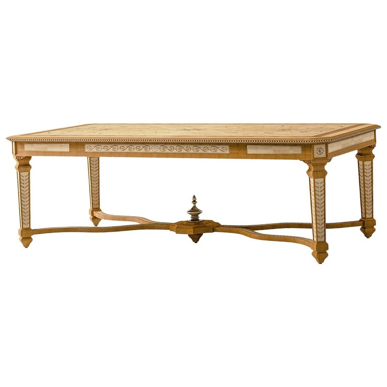 White Maple and Cherry Dining Table For Sale at 1stDibs