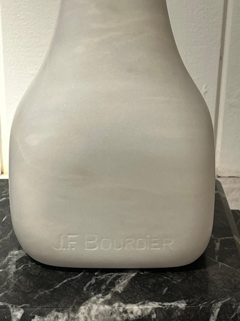 White Marble Abstract Sculpture by Jean Frederic Bourdier For Sale at ...