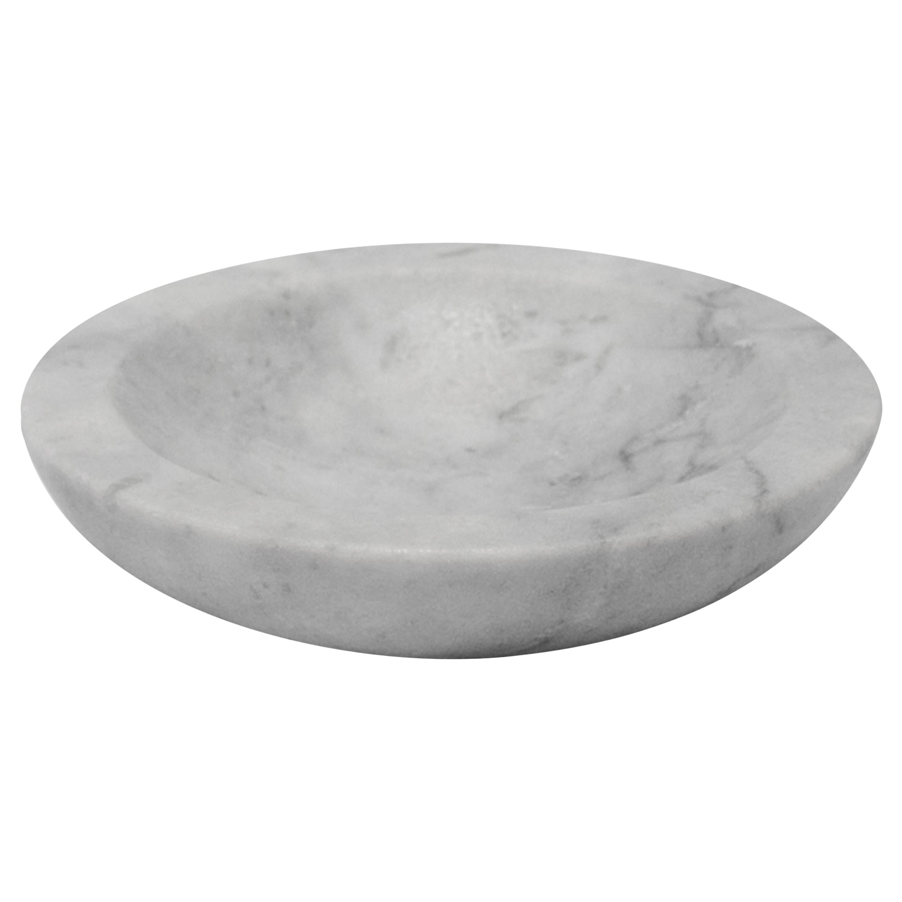 Carved White Marble Bowl at 1stDibs