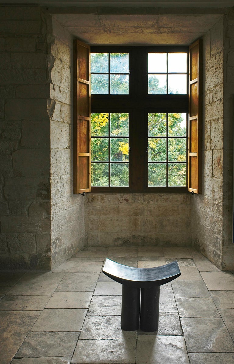 White Marble Gamma Stool by Pietro Franceschini For Sale at 1stDibs