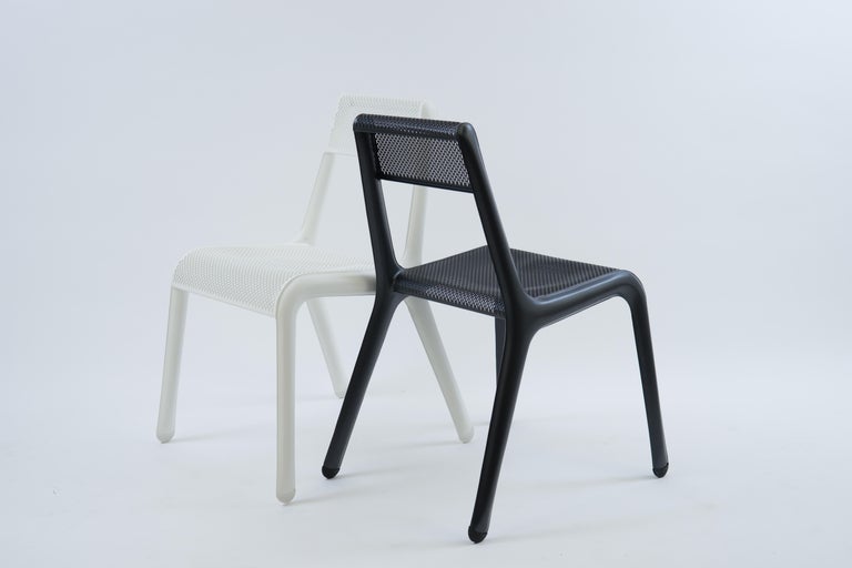 White Matt Ultraleggera Chair by Zieta For Sale at 1stDibs