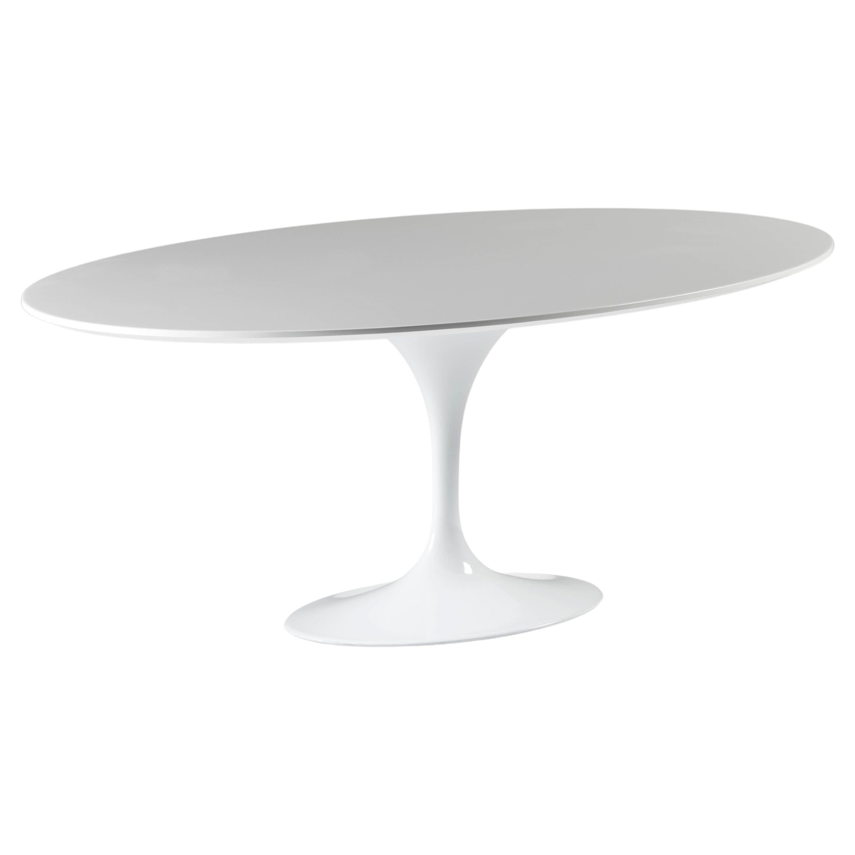 White Marble And Aluminum Dining Table by Thai Natura For Sale at 1stDibs
