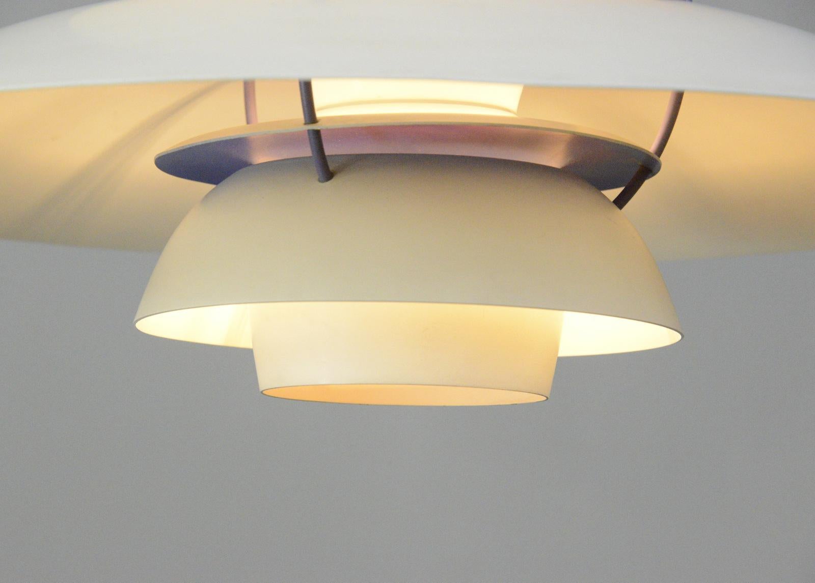 White Model PH5 Pendant Lights by Louis Poulson, Circa 1960s at 1stDibs ...