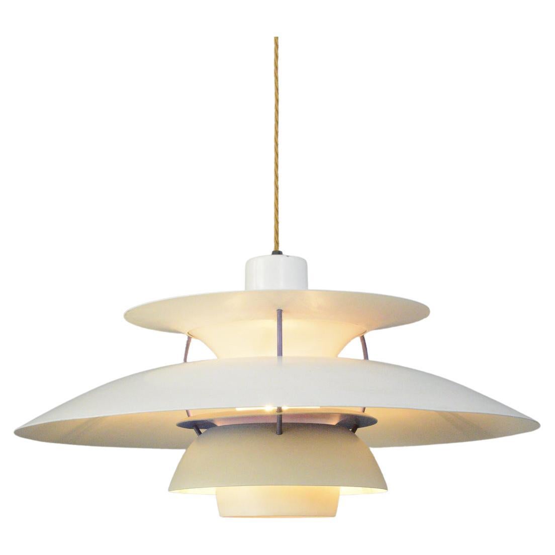 White Model PH5 Pendant Lights by Louis Poulson, Circa 1960s at 1stDibs ...