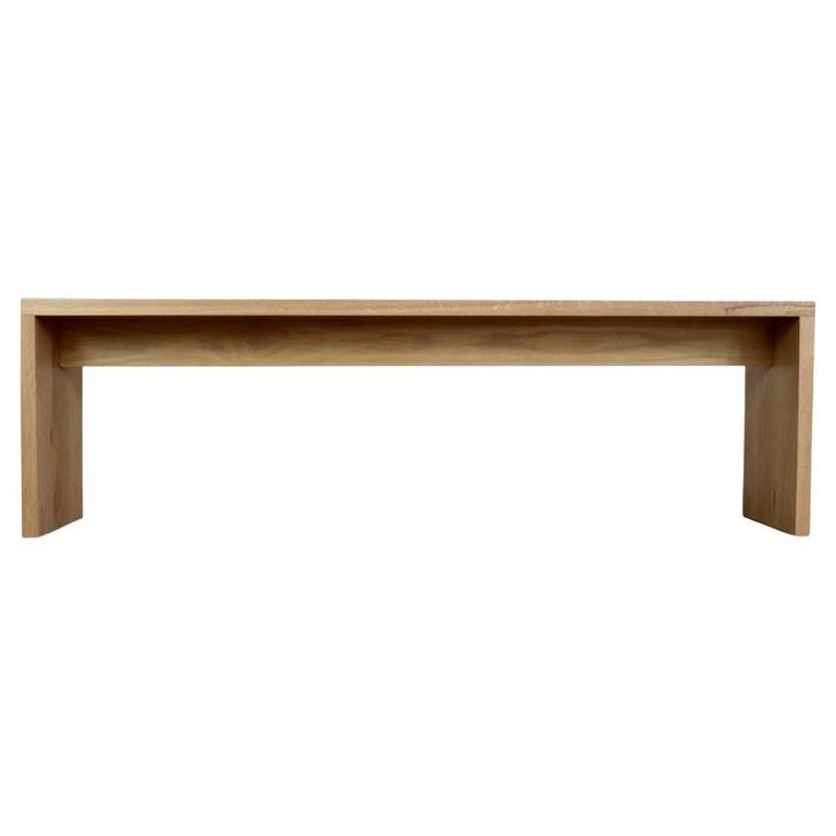White Oak Studio Bench For Sale at 1stDibs