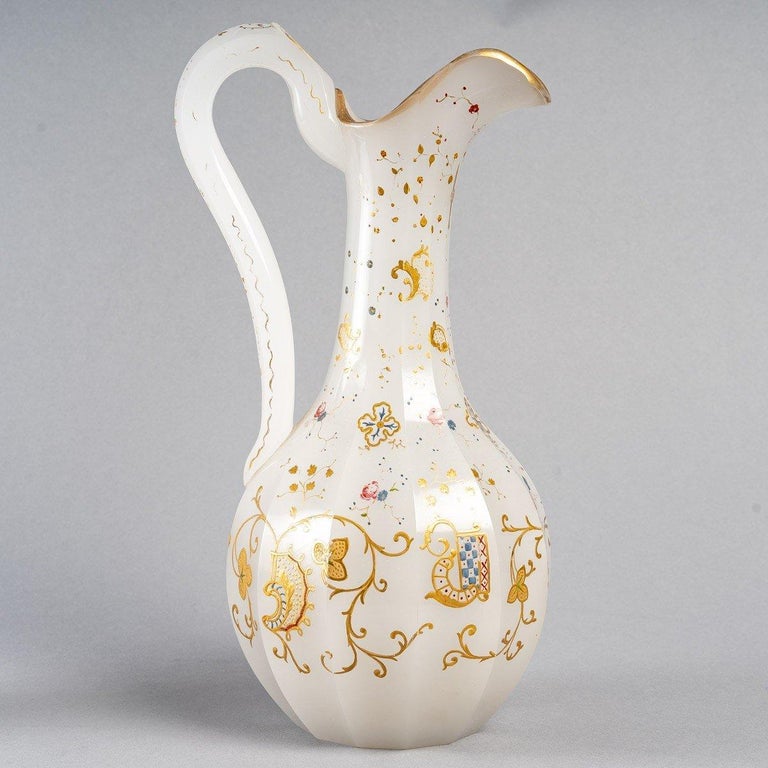 White Opaline Service, End of the 19th Century For Sale at 1stDibs