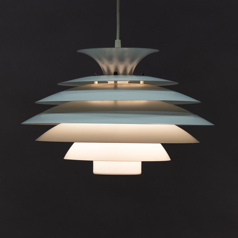 White Pendant Light with Seven Elements No. 52550 from Form Light ...