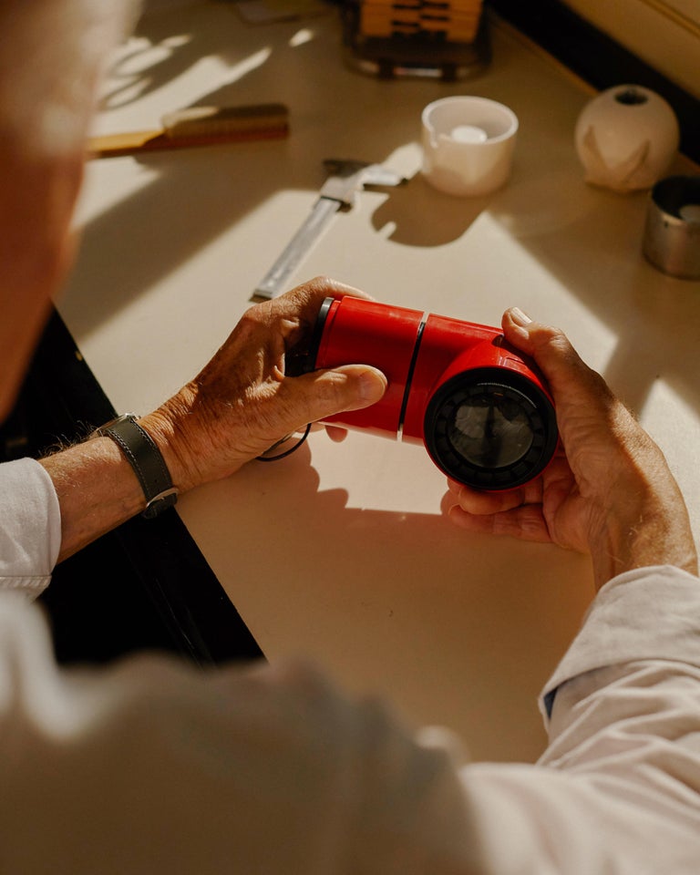 White Petit Tatu Wall Lamp by André Ricard For Sale at 1stDibs