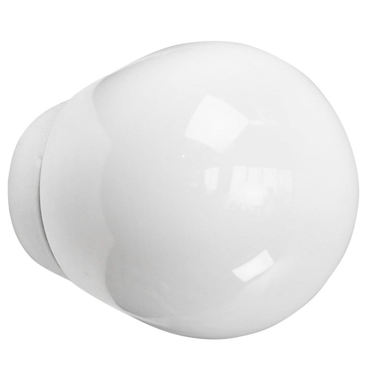 White Porcelain Ceiling Wall Scone Lamp, Scone No. 6002 by Wilhelm ...