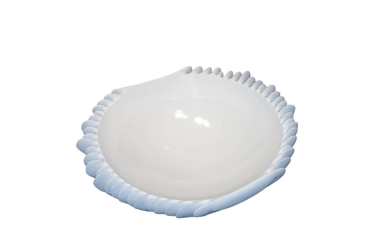 White Porcelain Decorative Bowl, Italy, Contemporary at 1stDibs