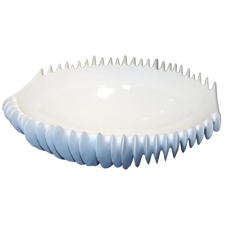White Porcelain Decorative Bowl, Italy, Contemporary at 1stDibs