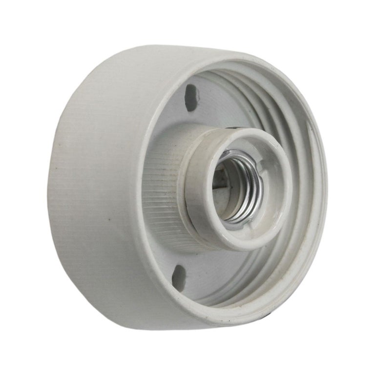 White Porcelain Vintage Industrial Opaline Glass Wall Ceiling Lamp ...