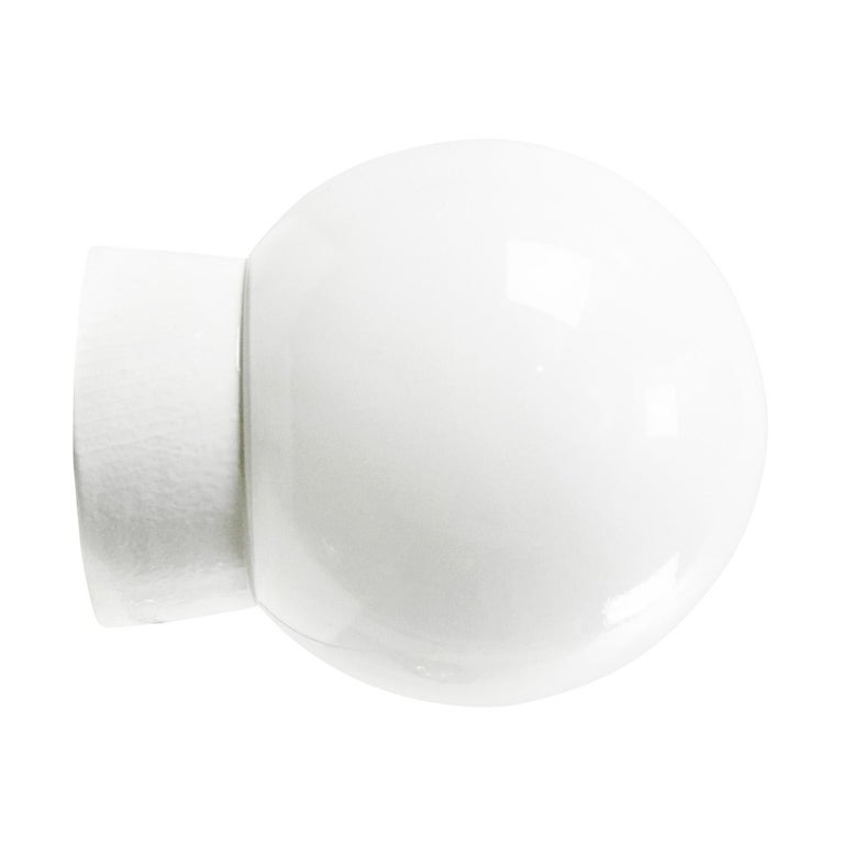 White Porcelain Vintage Opaline Glass Wall Ceiling Lamps Scones For ...