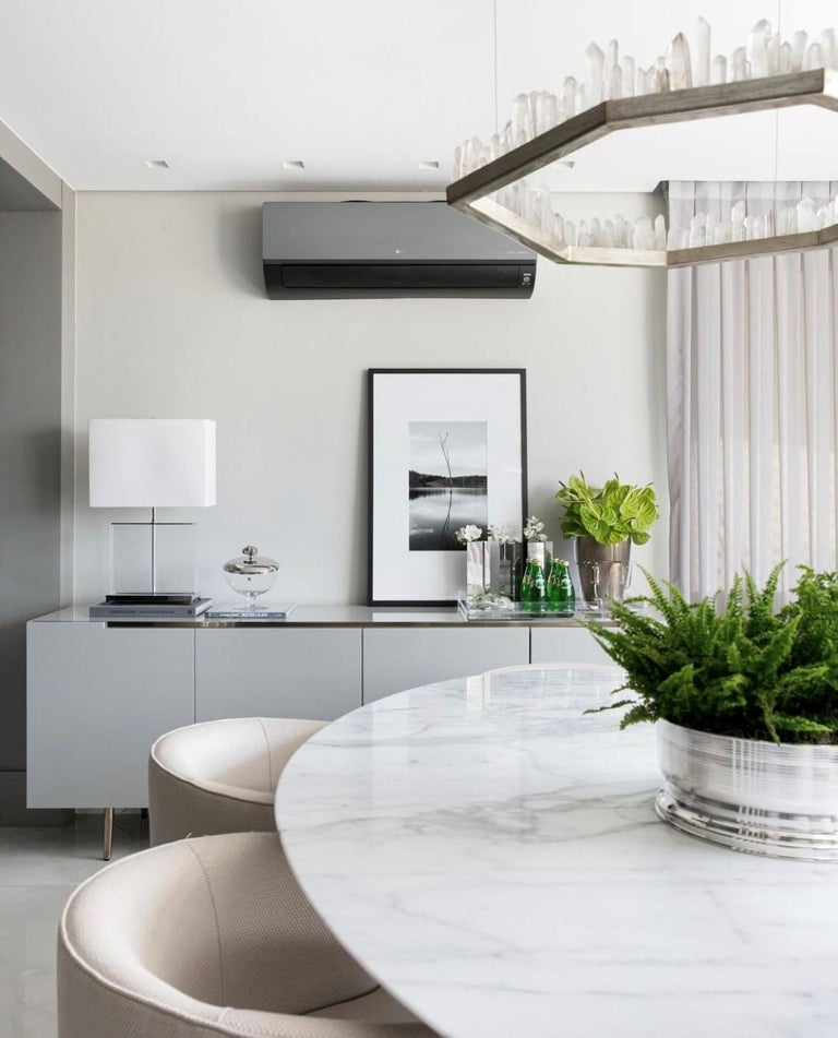 White Quartz Pendant Lamp by Aver For Sale at 1stDibs