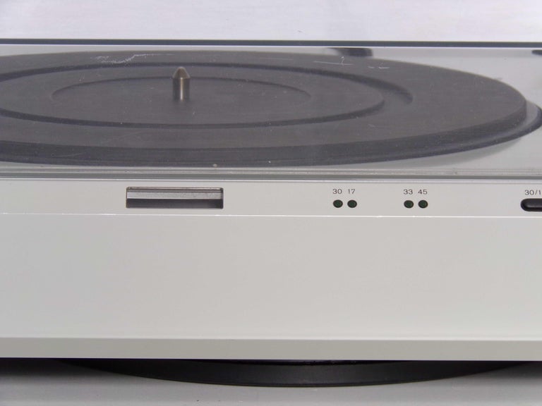 White Record Player Braun Atelier HiFi P1, Dieter Rams, 1980 at 1stDibs