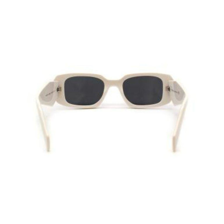 white rectangle sunglasses For Sale at 1stDibs