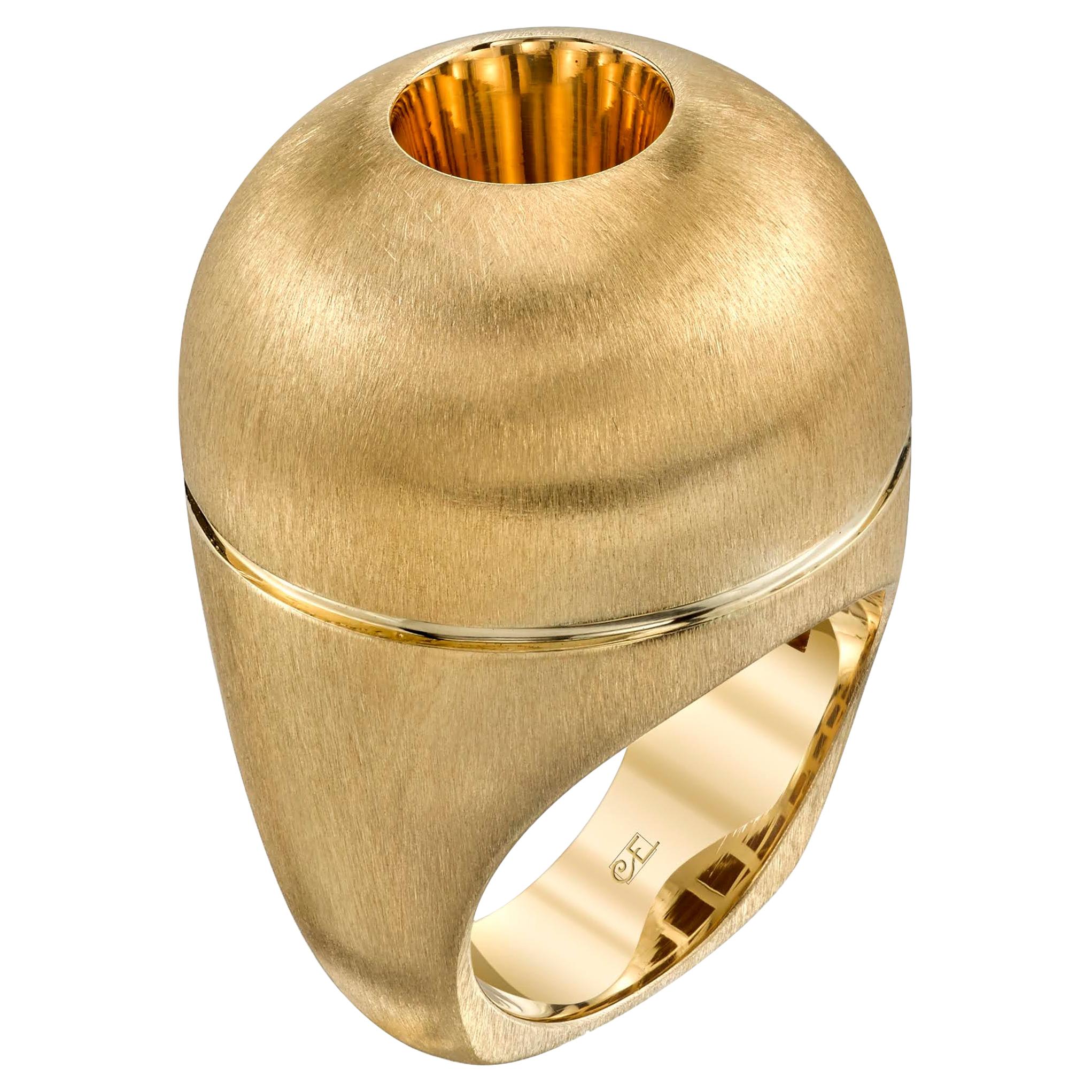 Large Caribbean Larimar Ring Yellow Gold Oxidized Silver at 1stDibs ...