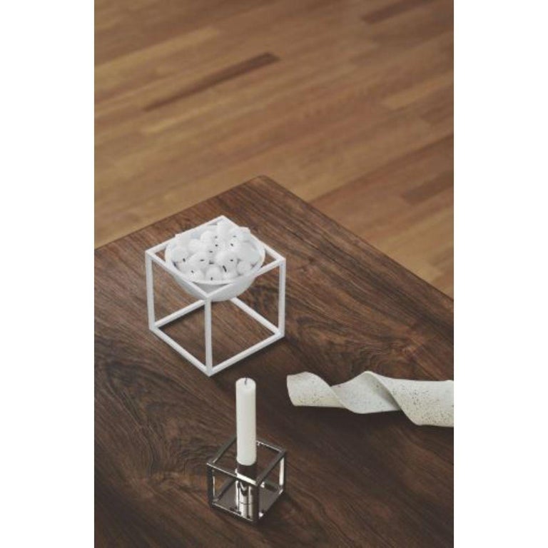 White Small Kubus Bowl by Lassen For Sale at 1stDibs