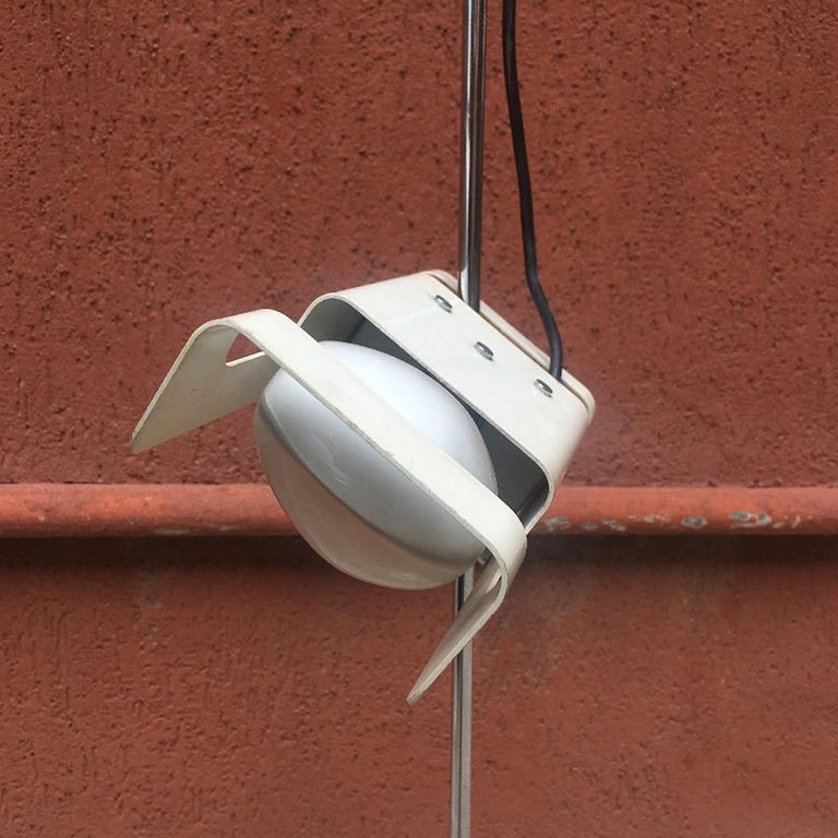 White Steel Joe Colombo Spider Floor Lamp by Oluce, Italy, 1965 at ...