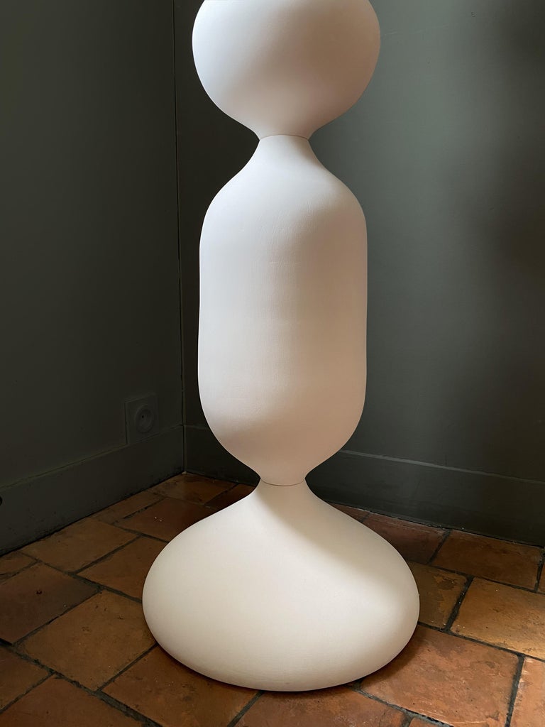 White TOTEM Rounded Horns For Sale at 1stDibs