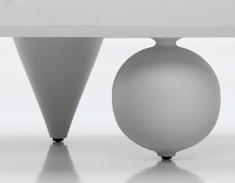 White lacquered contemporary buffet / sideboard Tout Va Bien by Antonie ...